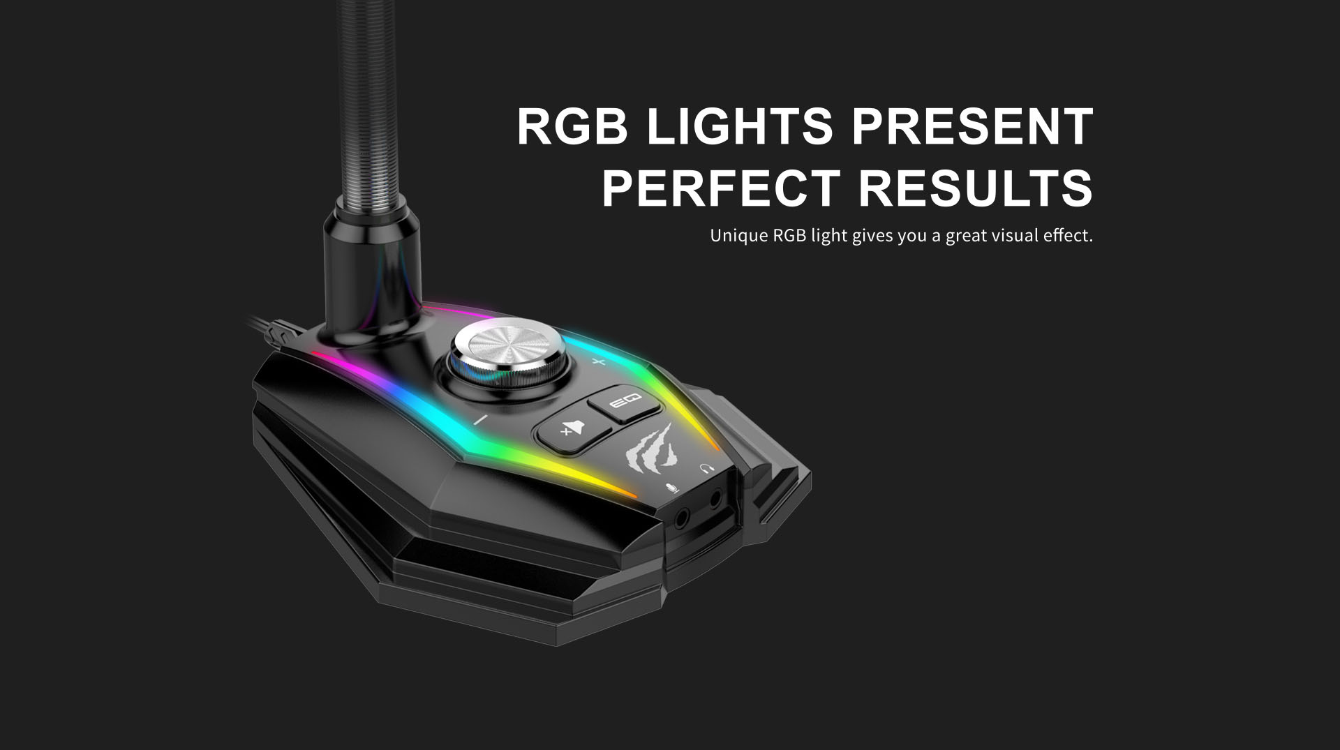 buy Havit GK56 RGB Gaming USB Microphone with the best price in Bangladesh | Safe Shopping with ...